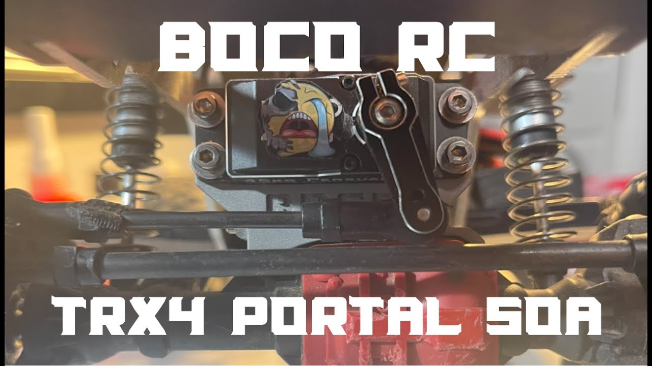 BOCO RC TRX4 Portal SOA and 4 Link install - YouTube