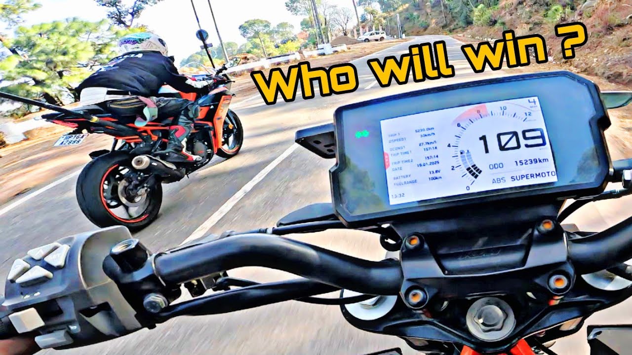 Duke Rider want to RACE 😱 Cornering Gone Wrong at High Speed 🤯🥵💀 ...