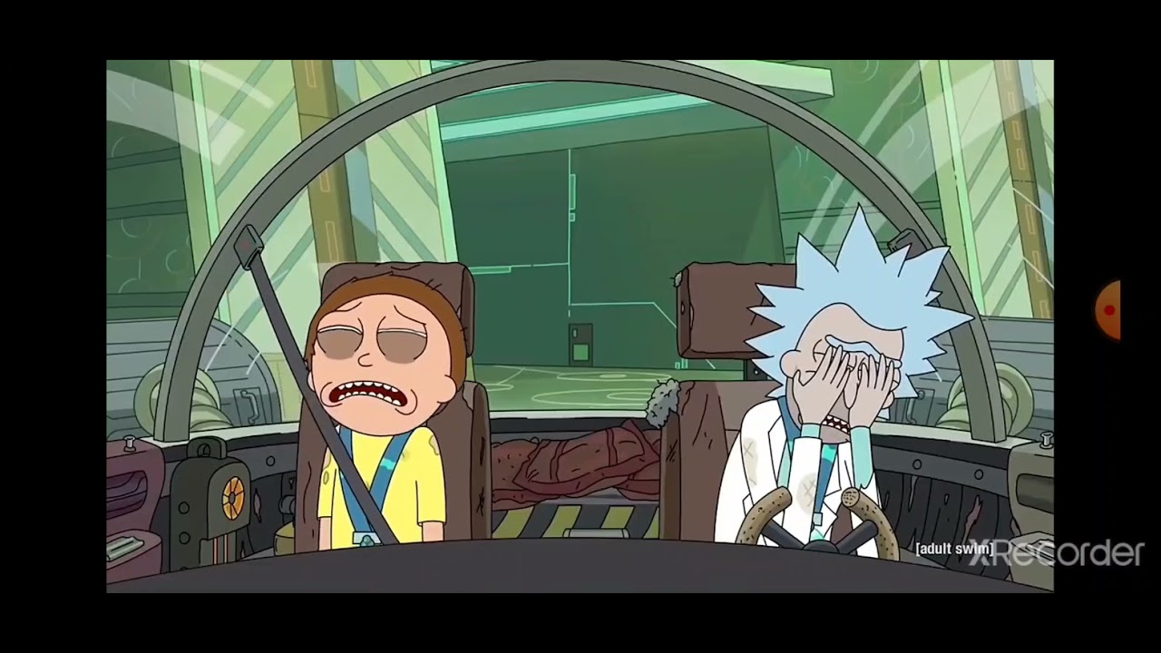 Rick and morty freaking out - YouTube
