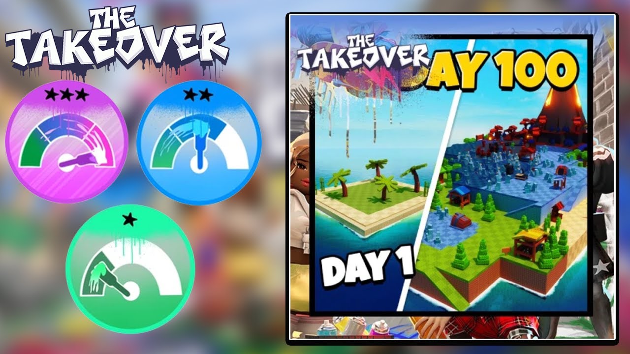 How To Complete ALL TAKEOVER CHALLENGES In Build An Island (Roblox The ...