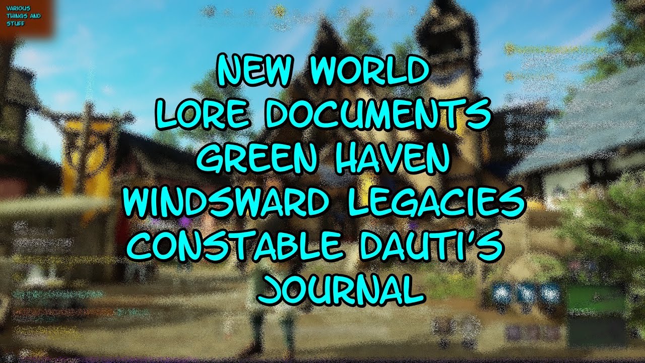 New World Lore Documents Green Haven Windsward Legacies Constable Dauti ...