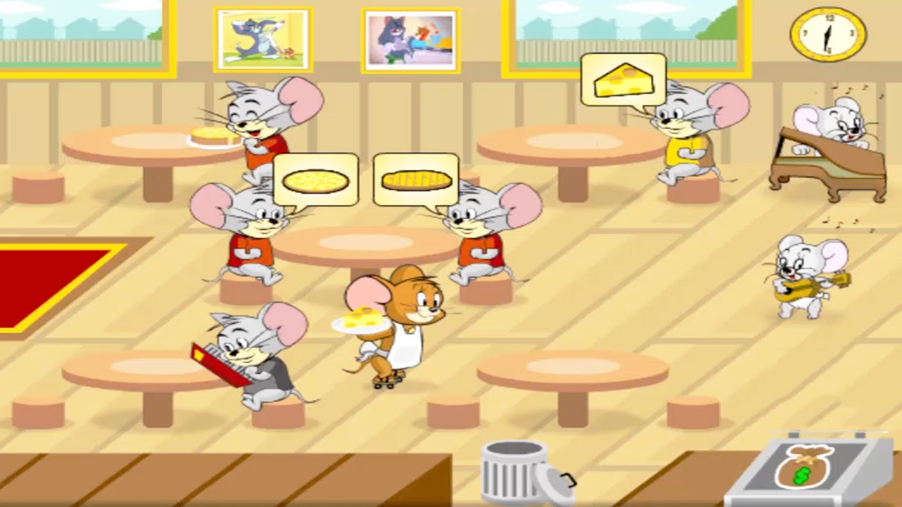 Tom And Jerry Jerrys Dinner Cartoon Games Tv Youtube