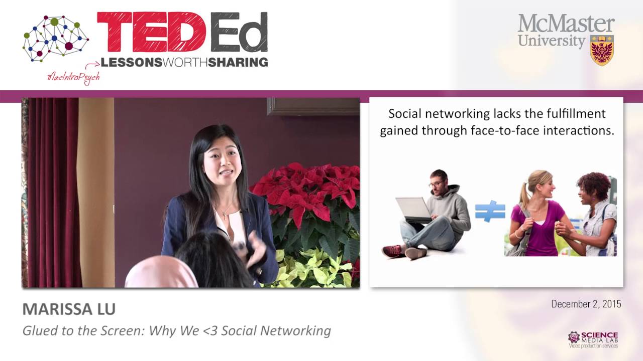 Marissa Lu - Glued to the Screen: Why We [heart] Social Networking ...