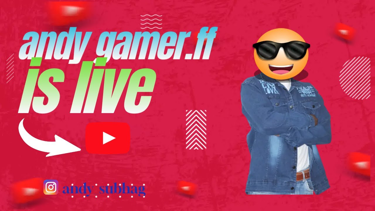 aapka host Andy gamer. ff is live! - YouTube