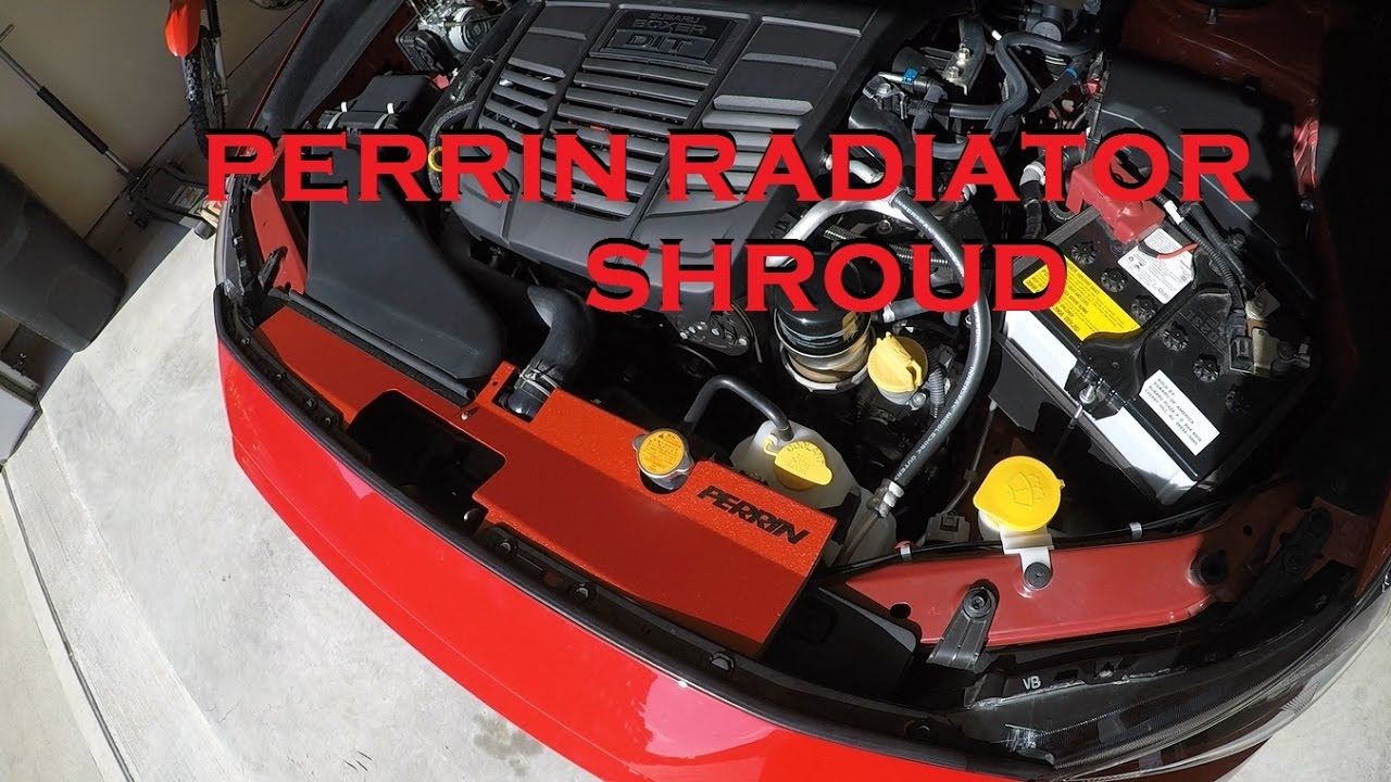 2017 WRX Perrin Radiator Shroud - YouTube