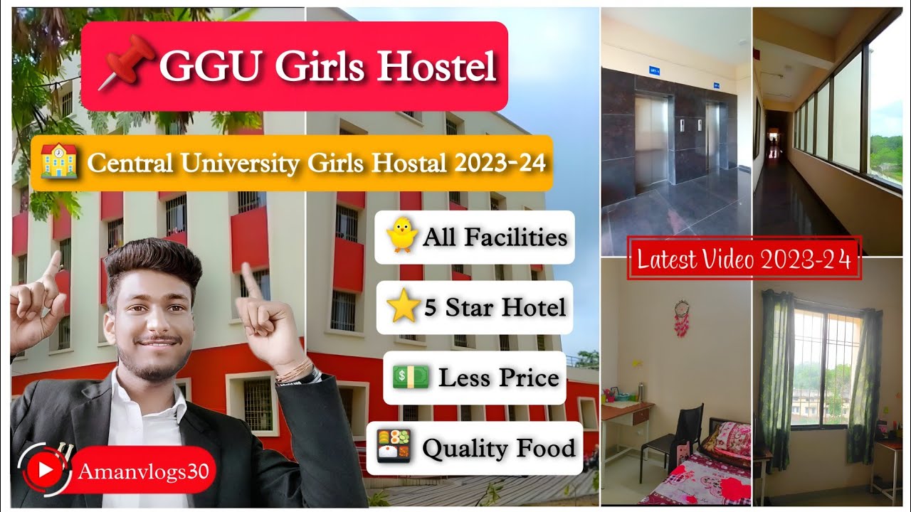 GGU Girls Hostal 2023-24 How to get Central University Girls Hostal ...