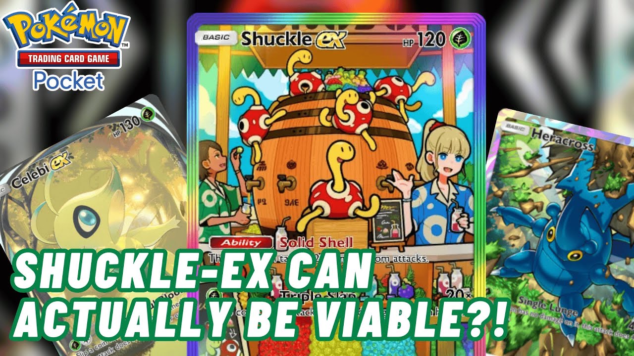 NO ONE PLAYS SHUCKLE-EX! But I did. | Pokémon TCG Pocket - YouTube