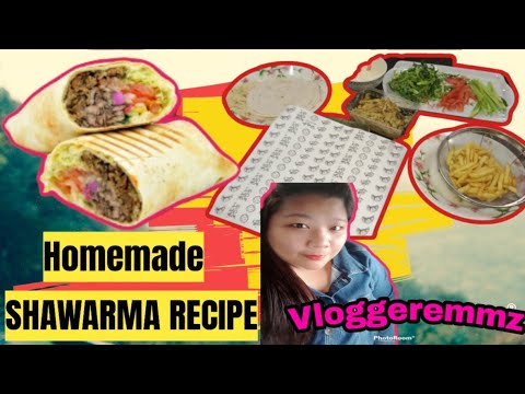 SHAWARMA RECIPE || HOME MADE || MAGGI MIX ||Vloggeremmz - YouTube