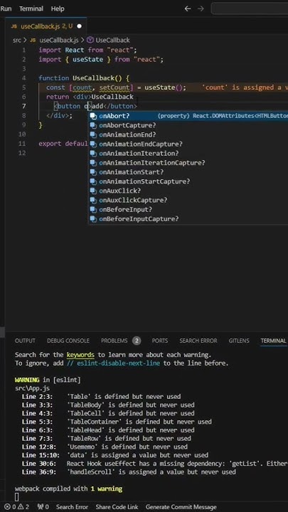 useCallback hook in reactjs - YouTube