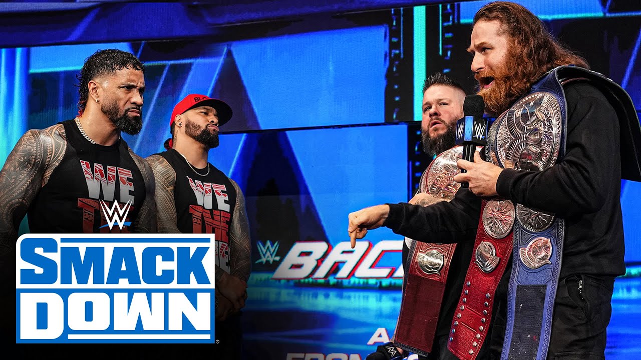 Sami Zayn & Kevin Owens come face-to-face with The Usos: SmackDown highlights, April 28, 2023 ...