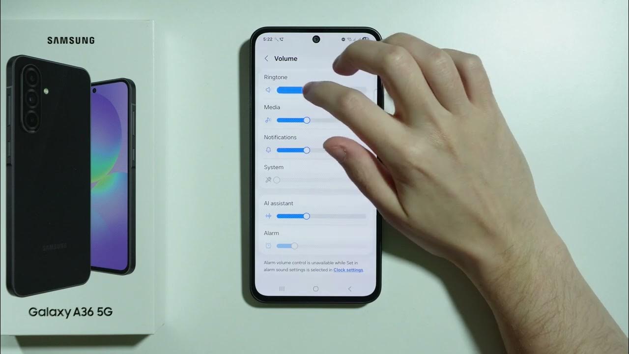 Samsung Galaxy A36 5G: How to Change Volume without Volume Buttons - YouTube