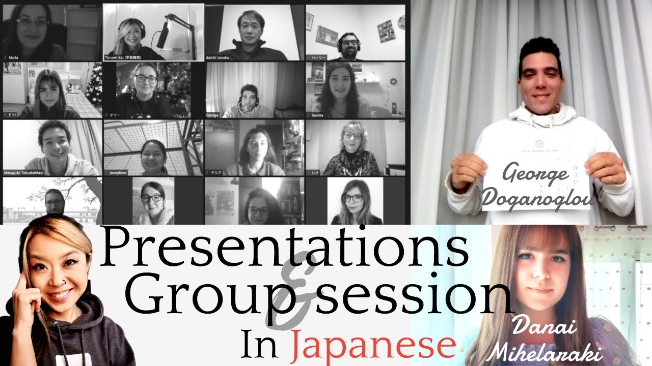 Excellent presentations and group session in Japanese 🇯🇵 Speaking ...