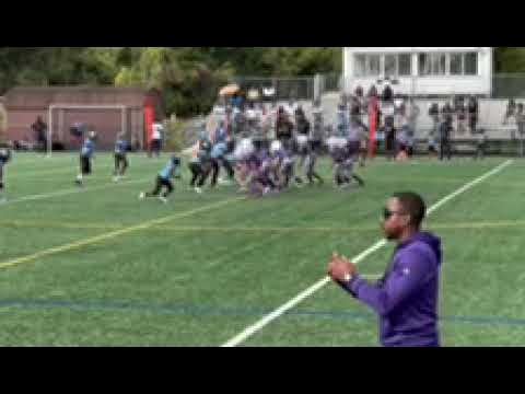 G money qb run Pikesville wildcats 8u vs East Howard 8u - YouTube