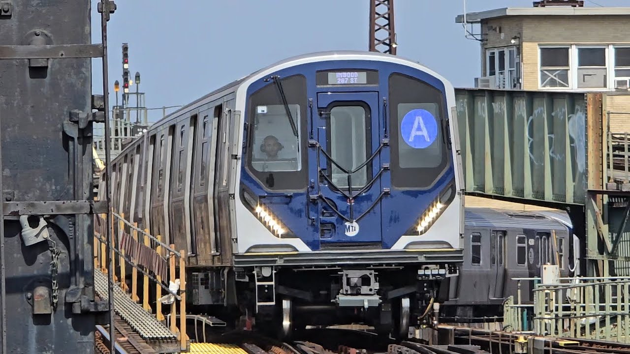 IND Fulton St Line: R46, R68A, R179, R211 (A) Trains at Rockaway Blvd ...