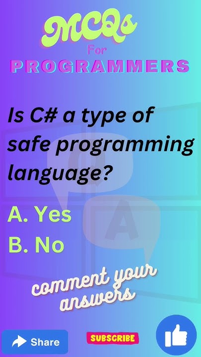 Is C# a type safe programming language? - YouTube