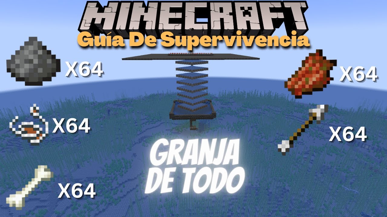 Como Hacer Una Granja De Monstruos En Minecraft, Minecraft Guía De ...
