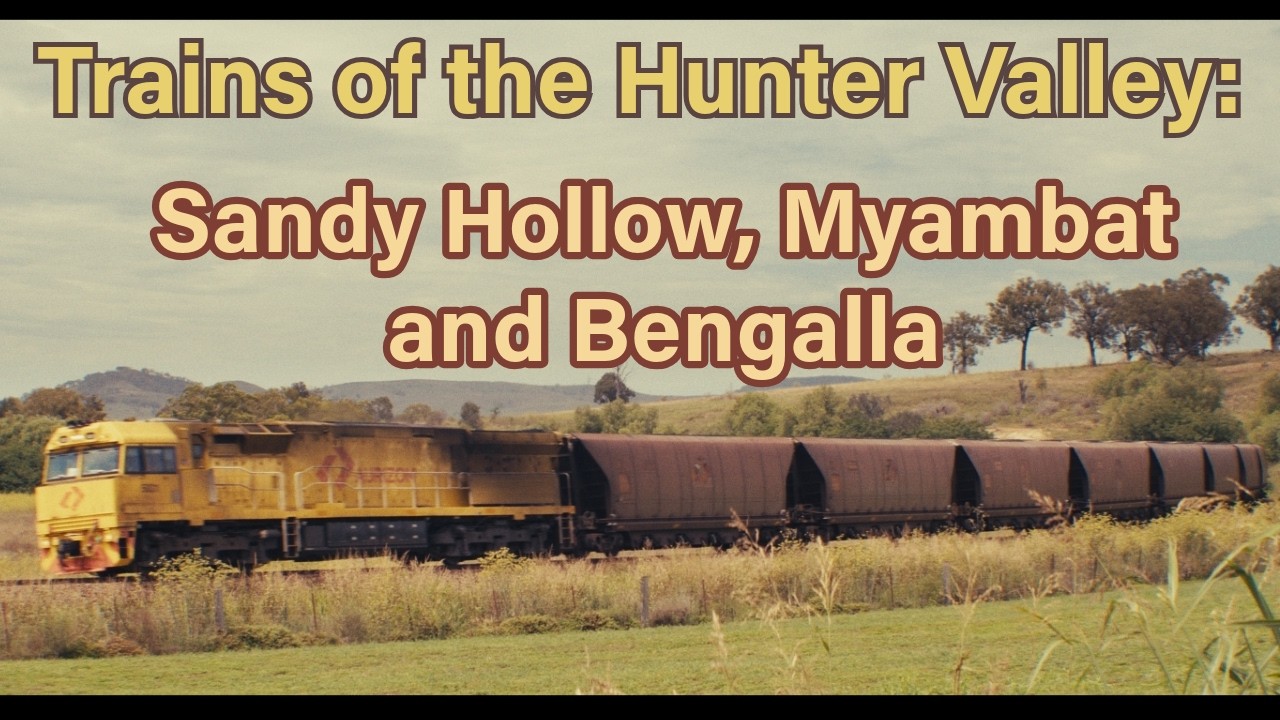 Trains of the Hunter Valley: Sandy Hollow, Myambat and Bengalla - YouTube