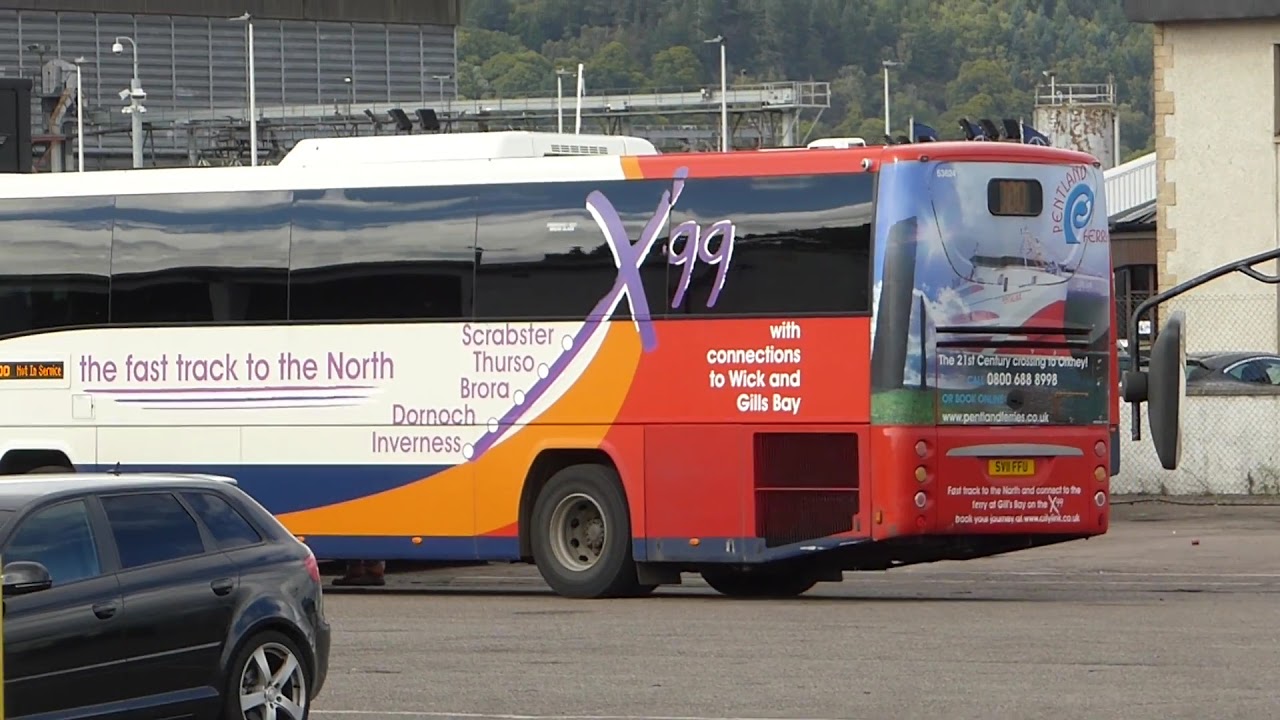 Stagecoach Highland 53624 SV11FFU Volvo B9R Plaxton Panther sounding ...