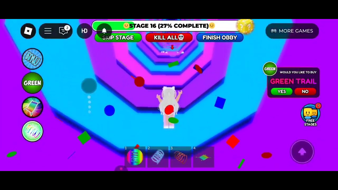 Roblox: Neon Obby pt 1 - YouTube