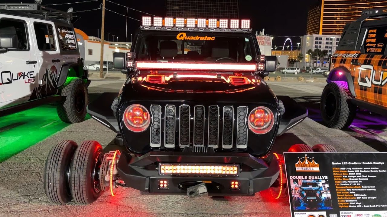 2023 Quake LED Jeep Gladiator | Walkaround Tour - YouTube