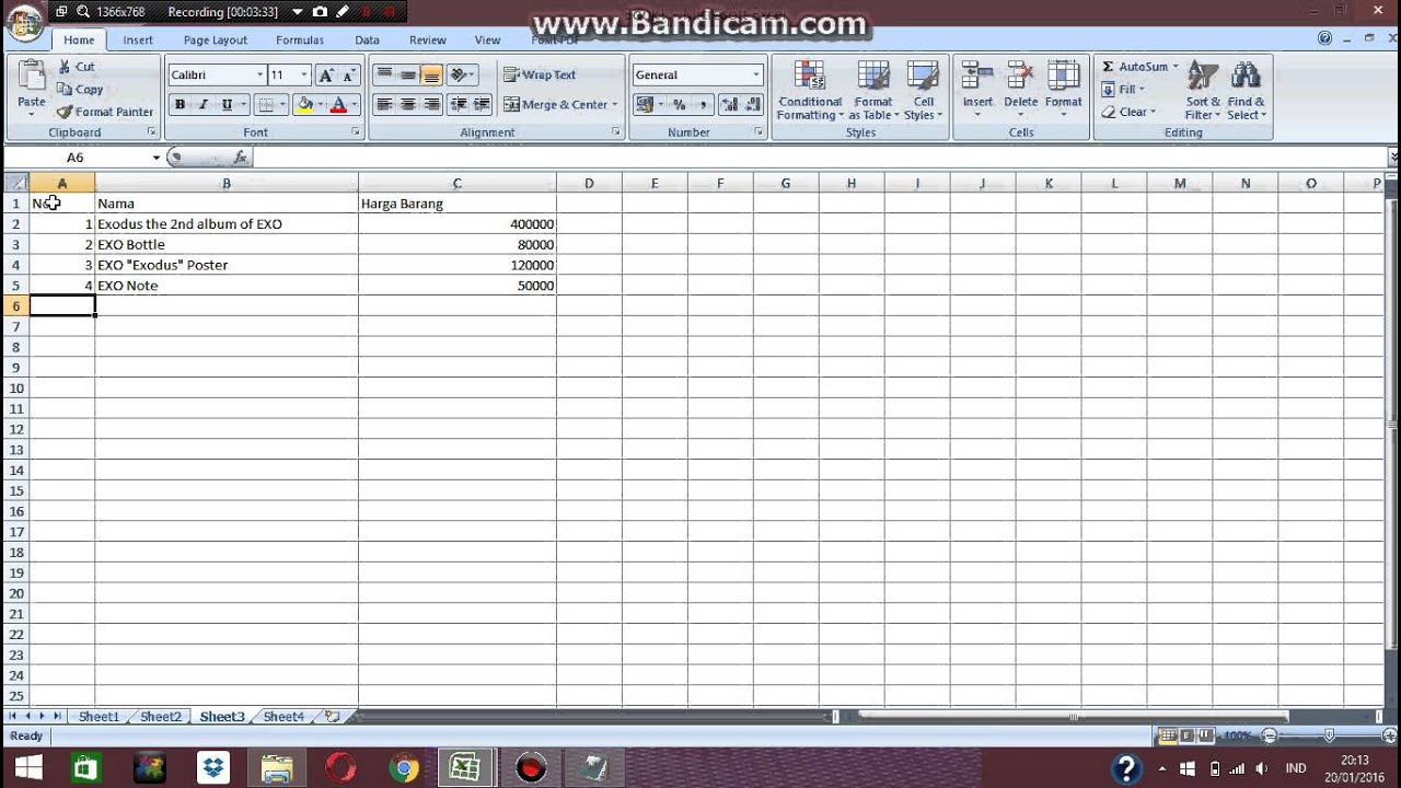 Tutorial Average pada M. Excel - YouTube