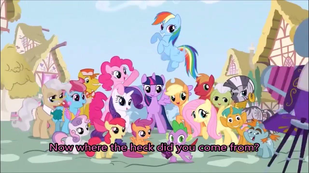My Little Pony FiM - Theme Song Literal Version (Season 4), but please ...