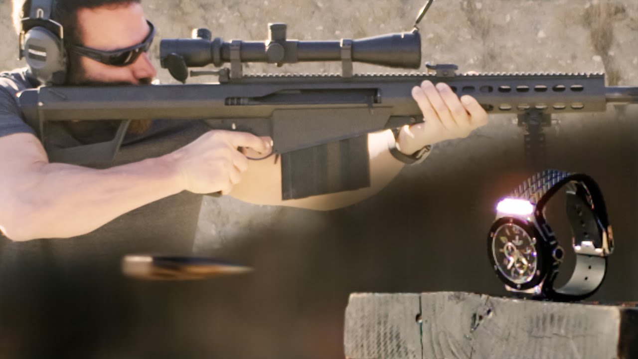 Dan Bilzerian .50 cal vs Rolex - YouTube