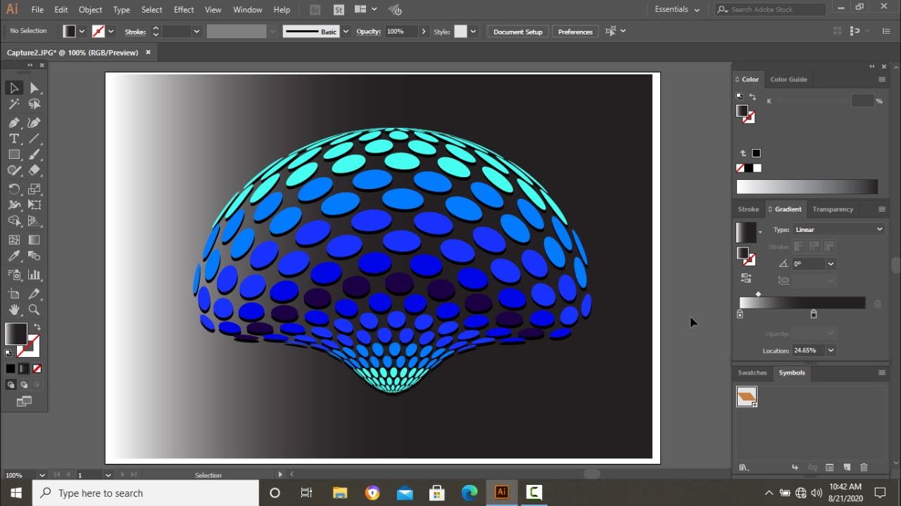 How to create complex design in Adobe illustrator - YouTube