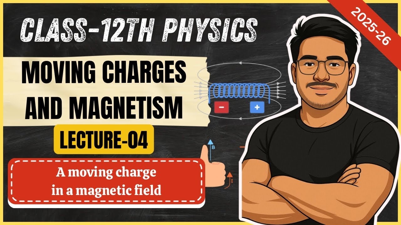 Class 12 Physics | Moving Charges & Magnetism L-04 | A Moving Charge in ...