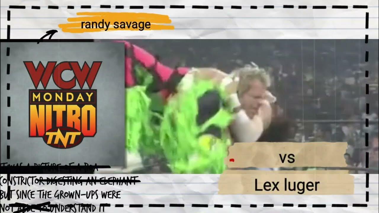 Lex luger defeat Macho man | wcw nitro 1996 #wwe - YouTube