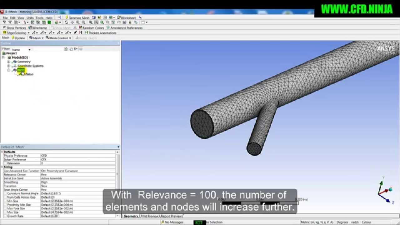 ANSYS CFX - Steady & Transient Simulation - Part 2/6 - YouTube