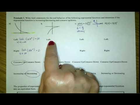 AP Precal Notes 2-3 and 2-4 Exponential Functions & Exponential ...
