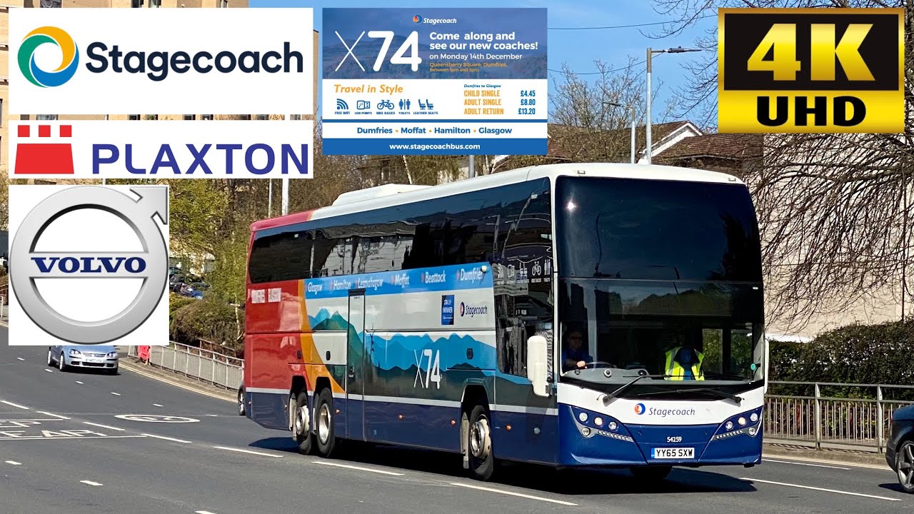 [Stagecoach West Scotland: X74 Glasgow to Dumfries] Plaxton Elite i ...