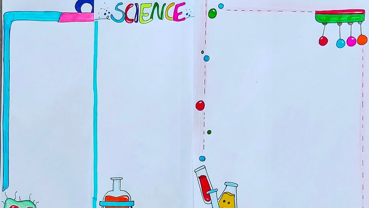 Science| Border Designs On Paper| Border Designs For School Projects