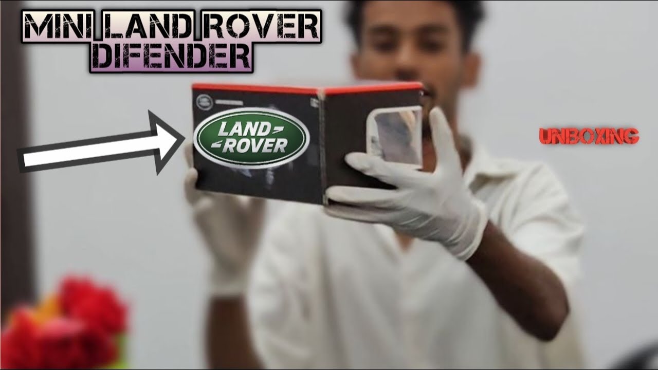 Mini Land rover Defender unboxing(revealing) - YouTube