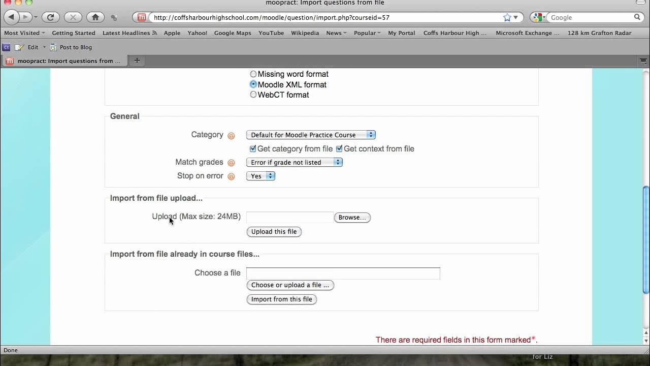Import Questions Moodle - YouTube