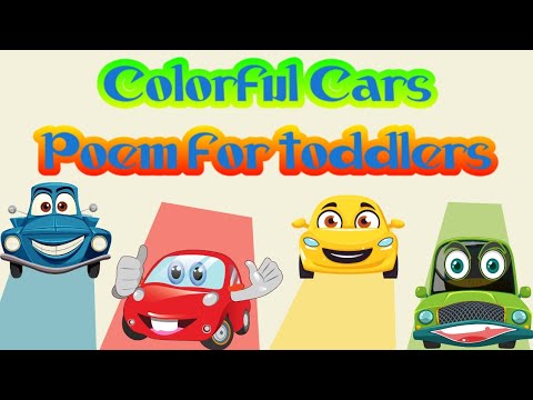Colorful Cars Poem For Toddlers | Color Cars Poem song | Boom Boom Kidz ...