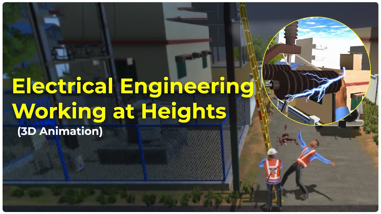safety video Working at Heights #3danimation video #safetytraining # ...
