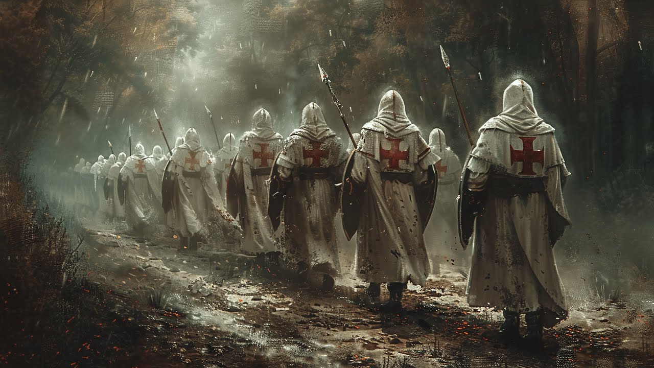 Templars Chanting in a March Through the Cursed Forest - YouTube