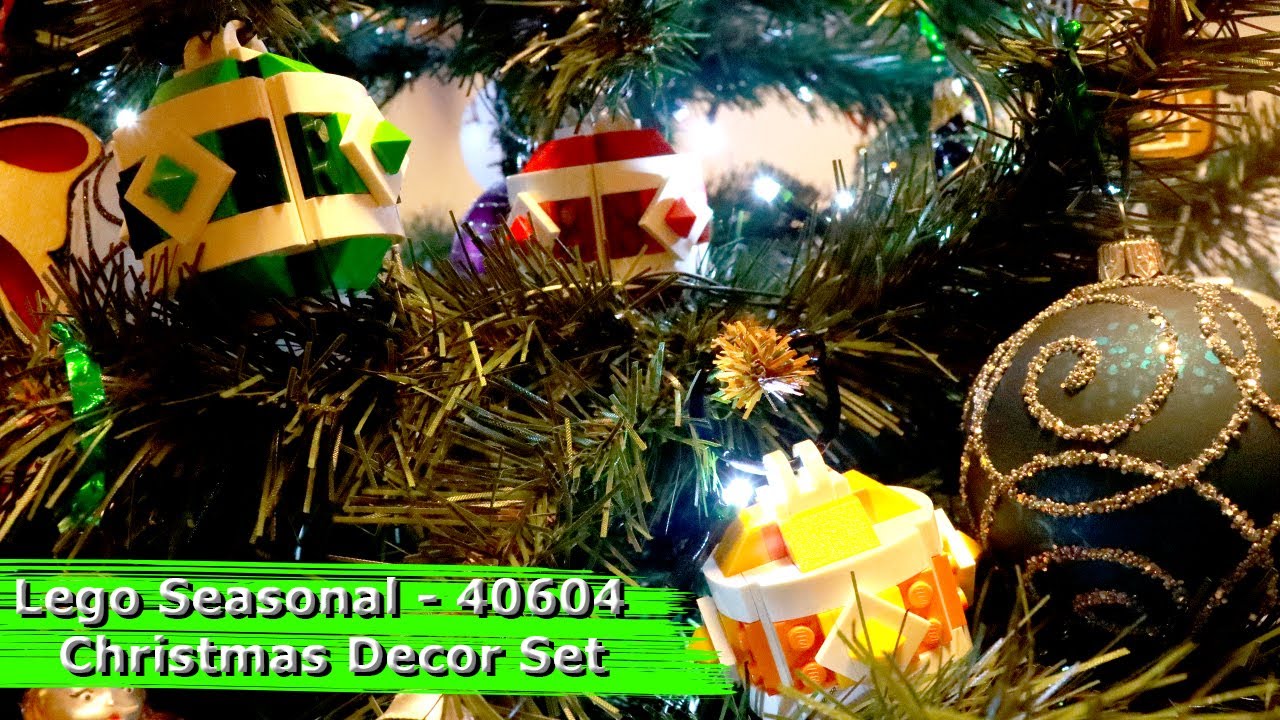 Lego set Seasonal 40604 #136 - Christmas Decor Set - YouTube