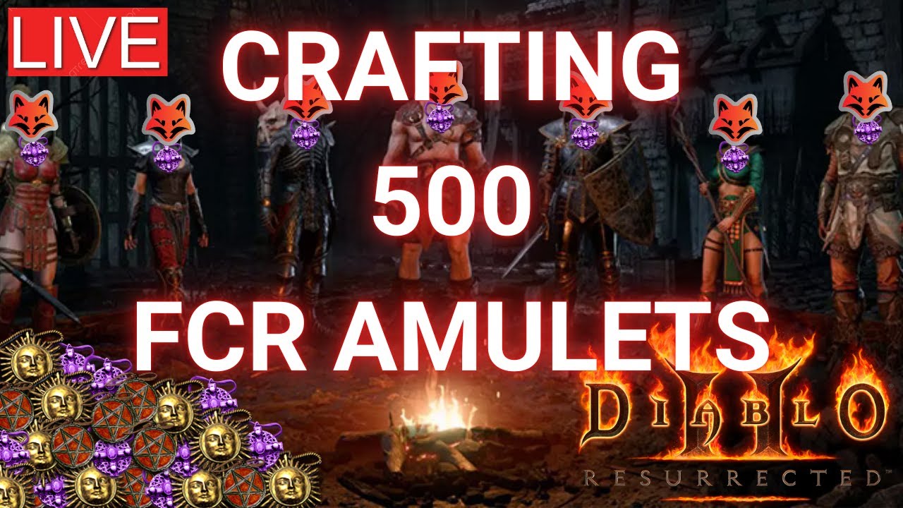 D2R - Let's craft 500 caster amulets, MERRY XMAS - YouTube