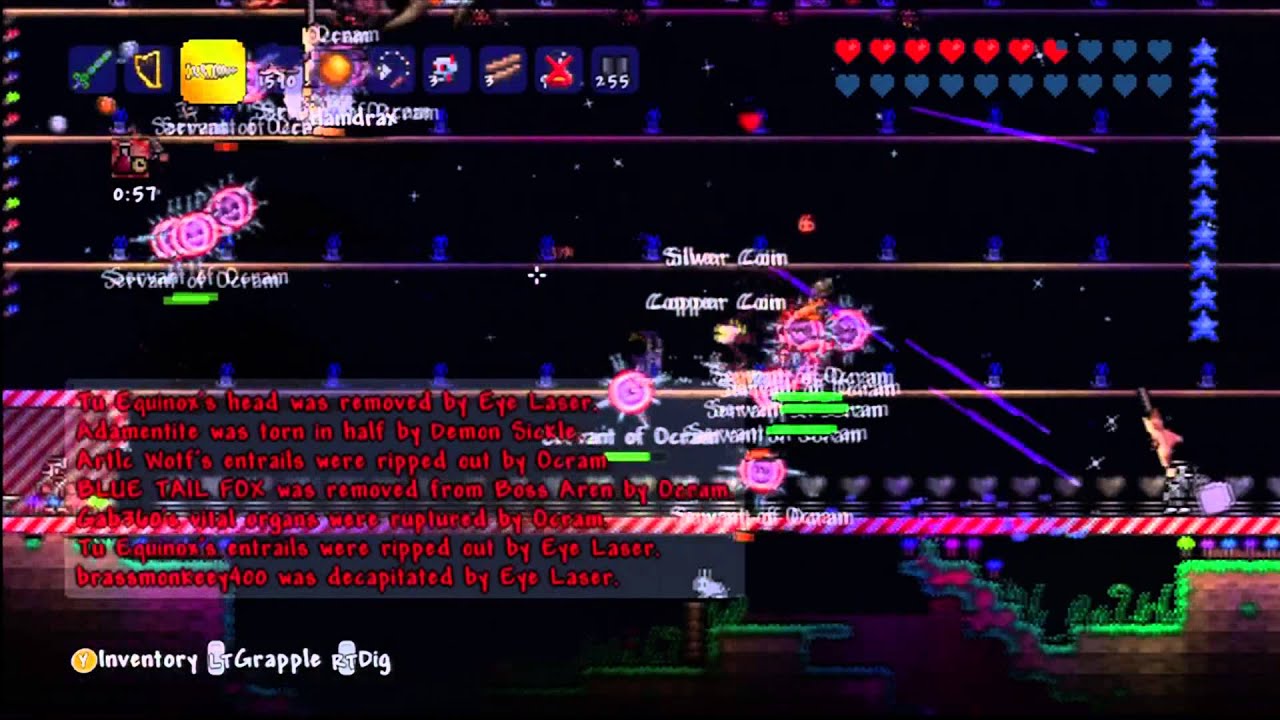 Terraria - Ocram Boss Battle - YouTube