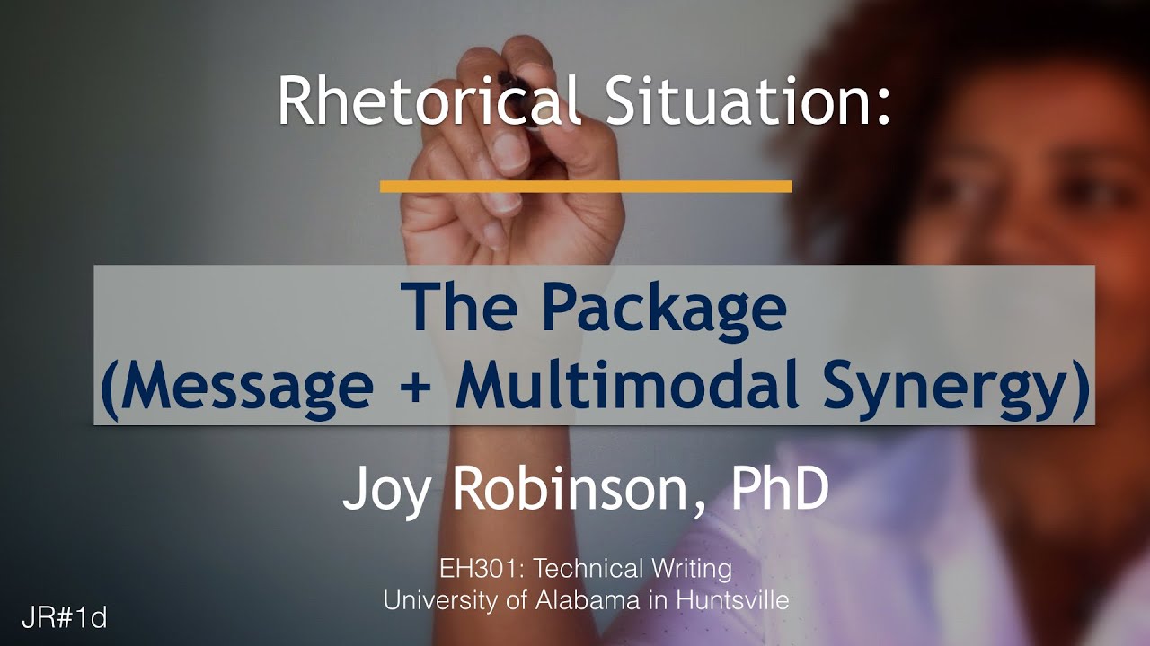 The Rhetorical Situation : Understanding how the message fits - YouTube