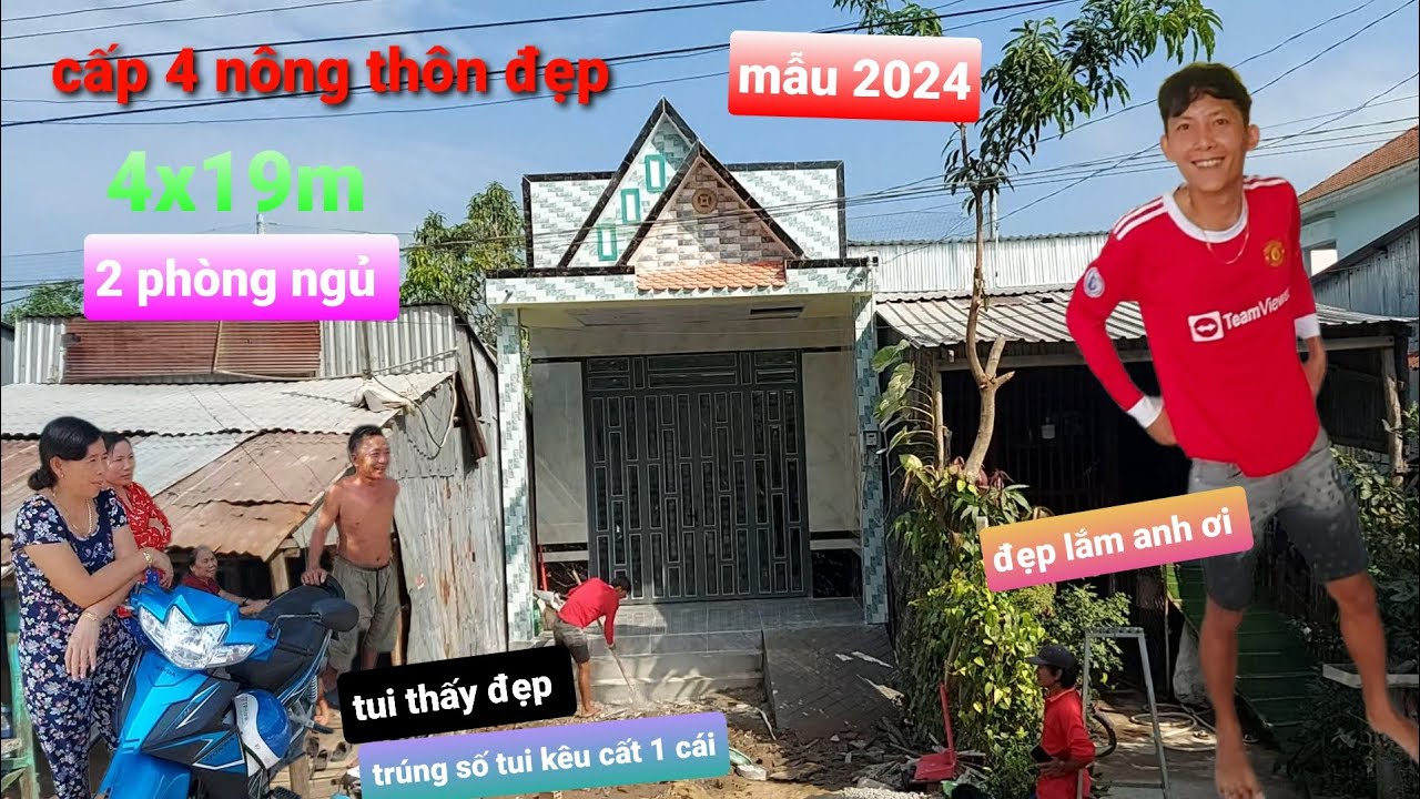 BÀN GIAO NHÀ CẤP 4 ĐẸP CHO VỢ CHỒNG EM HẬU TẠI VĨNH NHUẬN AN GIANG DTXD ...