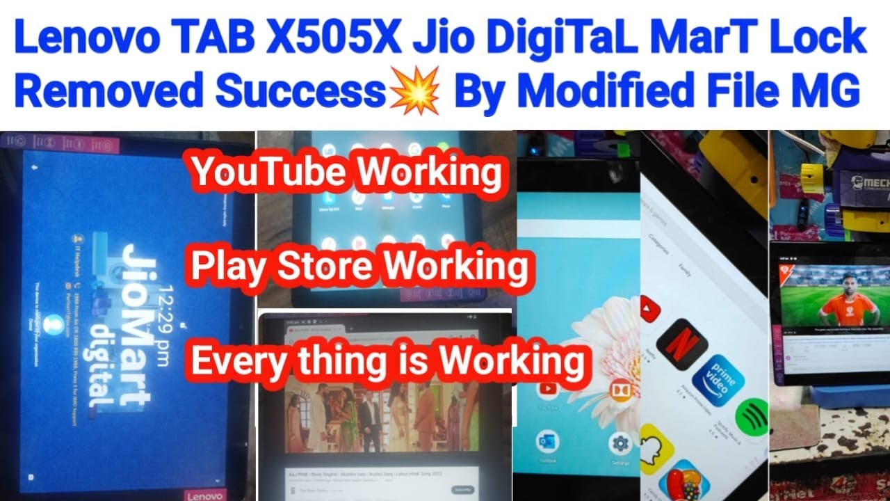 Lenovo TaB X505X Jio MarT Lock How To Remove Lenovo Tab M10 Jio Digital Mart Unlock Dead Flash lenovo-tab-x505x-jio-mart-lock-how-to-remove-lenovo-tab-m10-jio-digital-mart-unlock-dead-flash