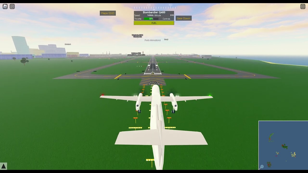 roblox ptfs landing rate 1-10 - YouTube