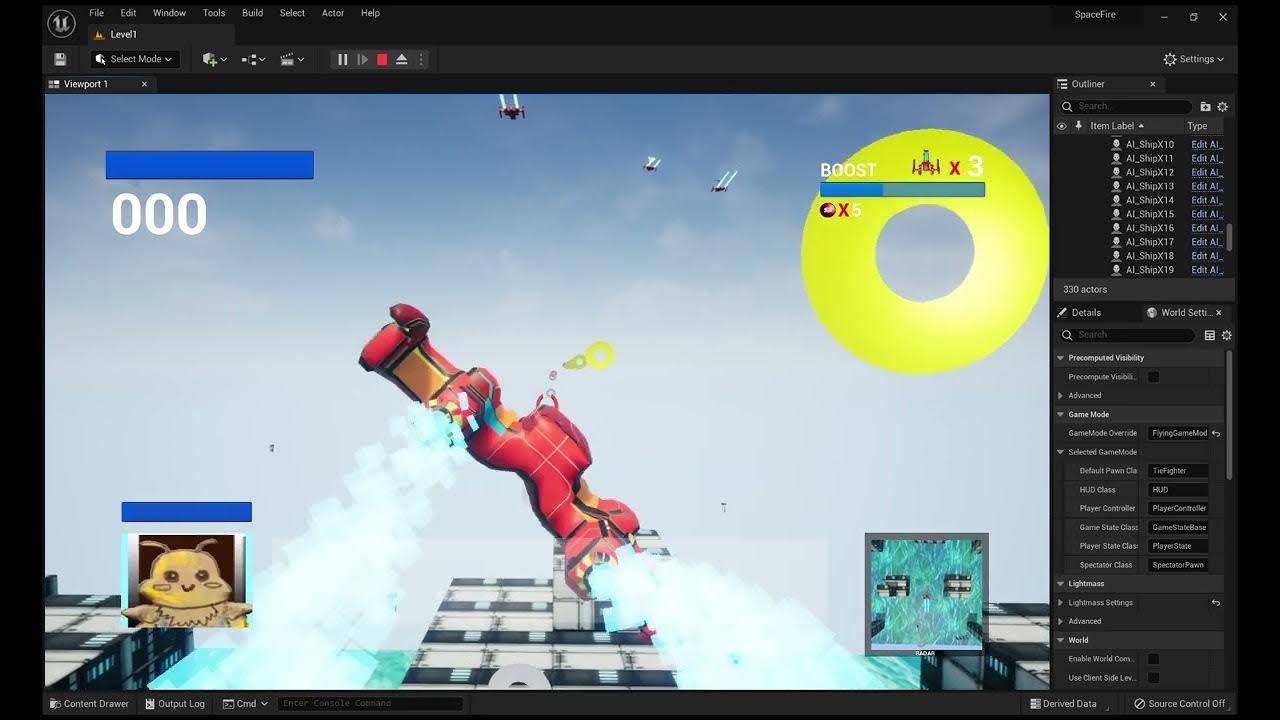 Space Fire - Beta - Player Death Widget and Respawn - Unreal Engine 5 - YouTube