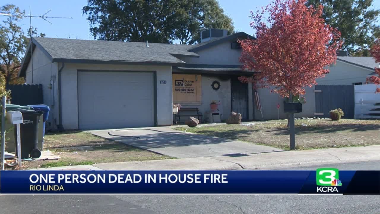 One dead in Rio Linda house fire, Metro Fire says - YouTube