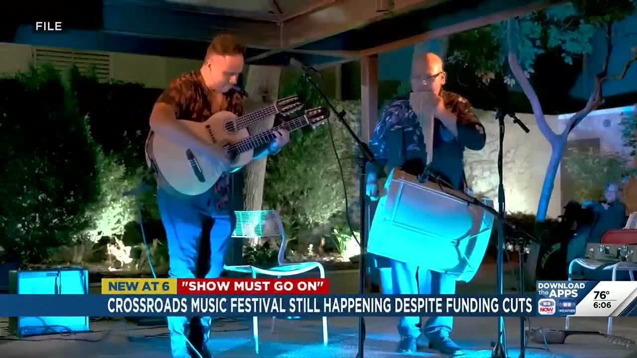 Crossroads music festival still happening despite funding cuts - YouTube