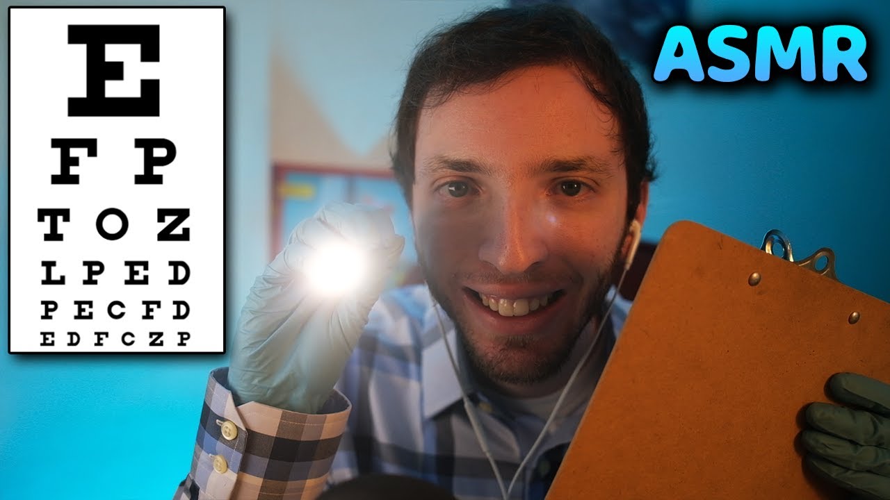 ASMR Detailed Eye Doctor Exam Roleplay 👀 (Personal Attention) - YouTube